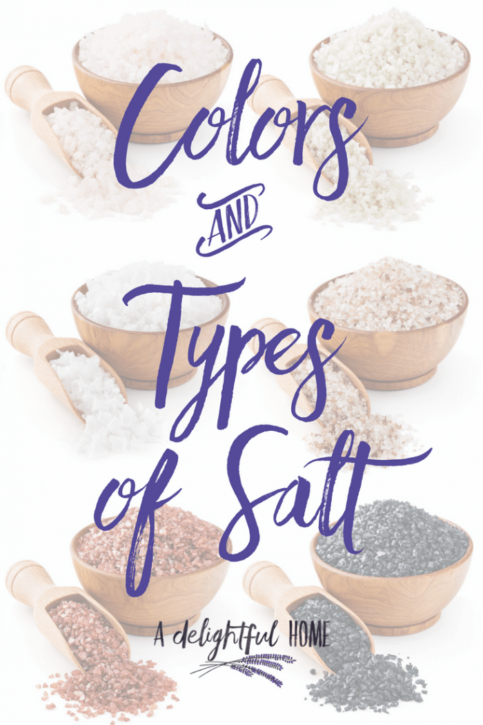 Salt, do you know the different colors and types?