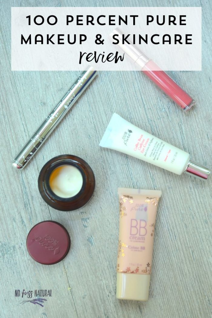 100 Percent Pure MakeUp and Skincare Review - No Fuss Natural