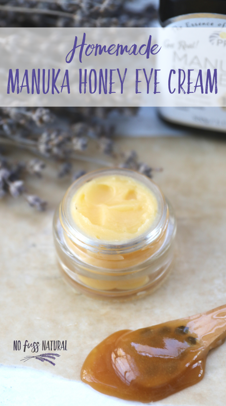 DIY Moisturizing Manuka Honey Eye Cream - No Fuss Natural